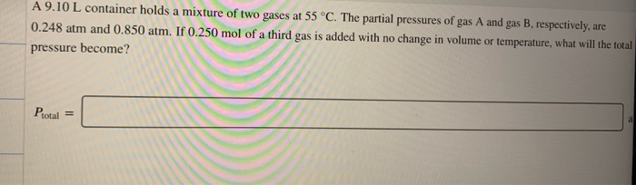 Solved A sample of an ideal gas has a volume of 3.45 L at | Chegg.com
