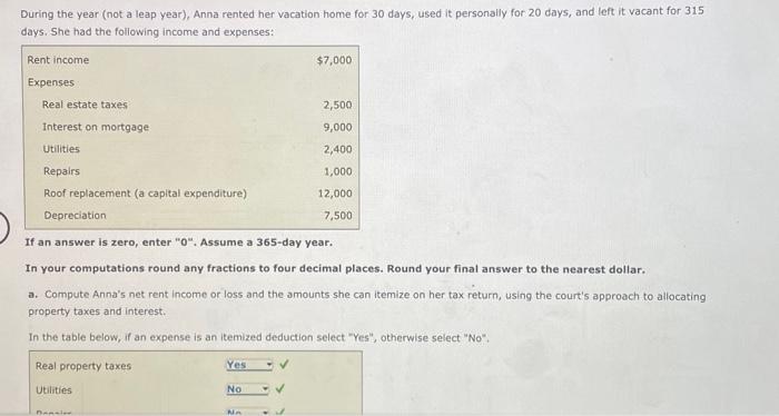 Solved In your computations round any fractions to four | Chegg.com