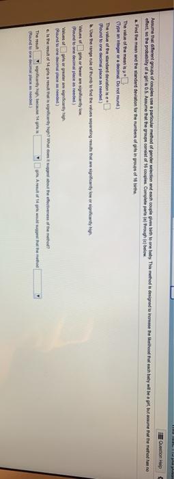 Solved Question Help Assume that different groups de couples | Chegg.com