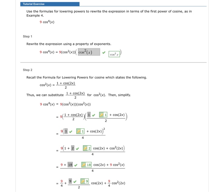 Solved Tutorial Exercise Use the formulas for lowering | Chegg.com