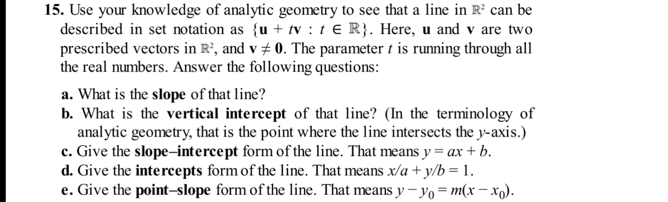 Solved Use your knowledge of analytic geometry to see that a | Chegg.com