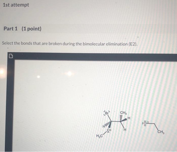 Solved Select the bonds that are broken during the | Chegg.com