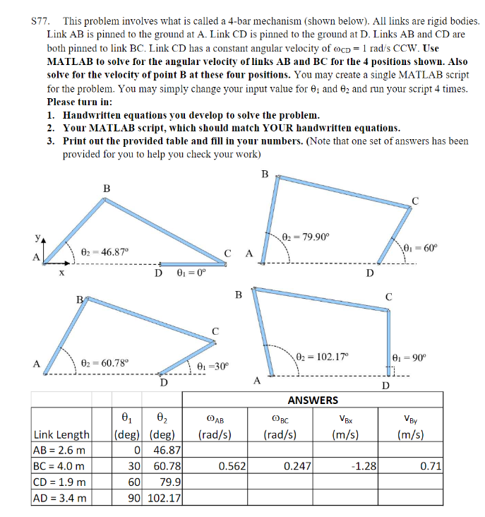 Solved I just need the first part done, the "equations to | Chegg.com