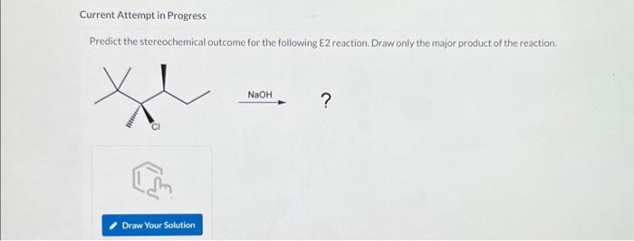 Solved Predict the stereochemical outcome for the following | Chegg.com