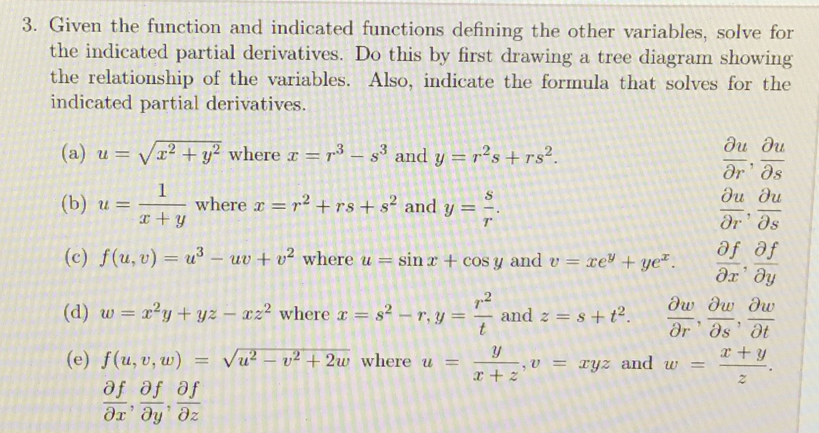 Solved Given the function and indicated functions defining | Chegg.com