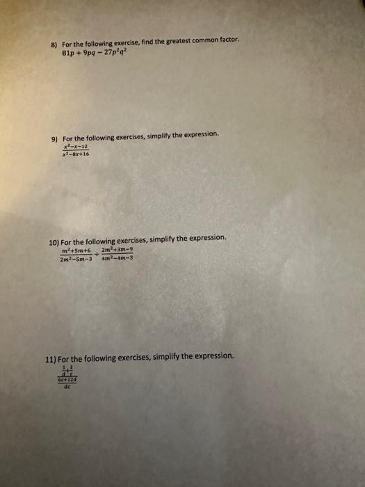 Solved begining math again since a year back and im havijg | Chegg.com