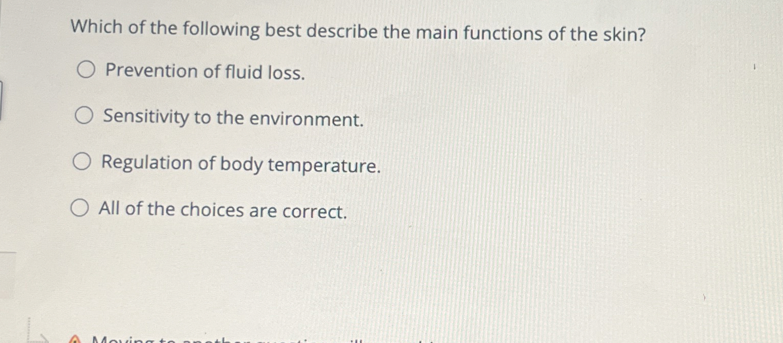 Solved Which of the following best describe the main | Chegg.com