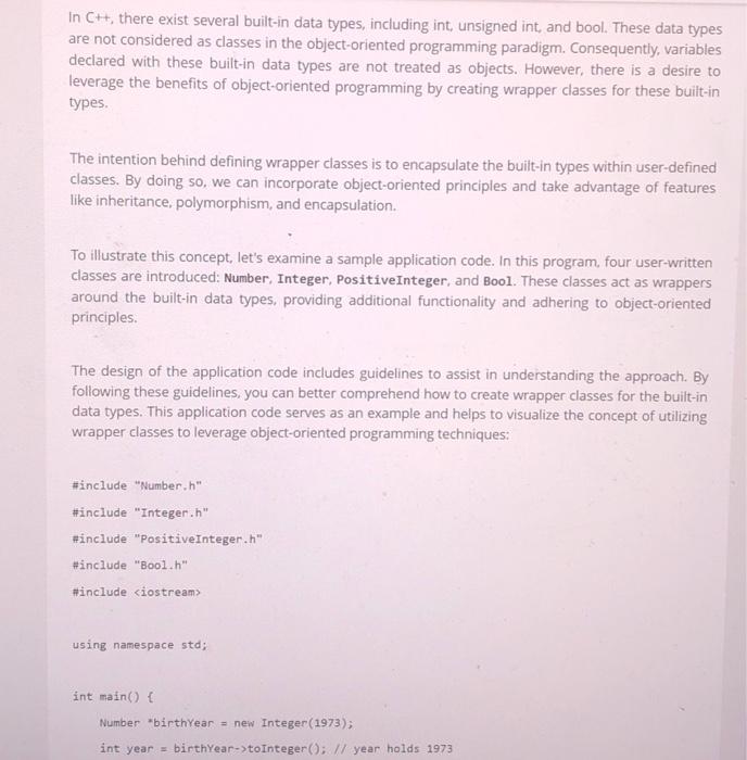Solved In C++, there exist several built-in data types, | Chegg.com