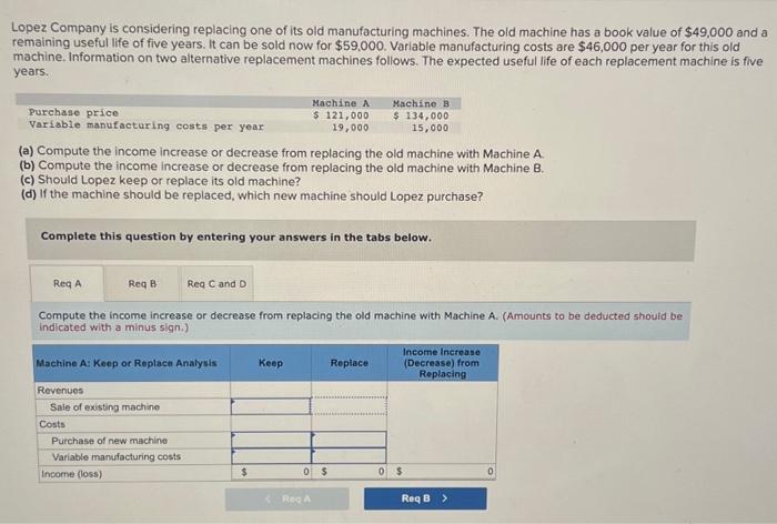 Solved Compute the income increase or decrease from | Chegg.com