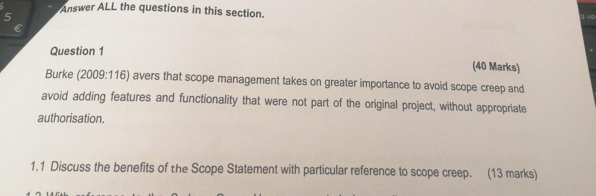 Solved Answer ALL the questions in this section. Question 1 | Chegg.com