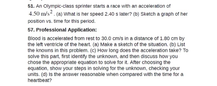 Solved Write a complete Physics solution (Visualization, | Chegg.com