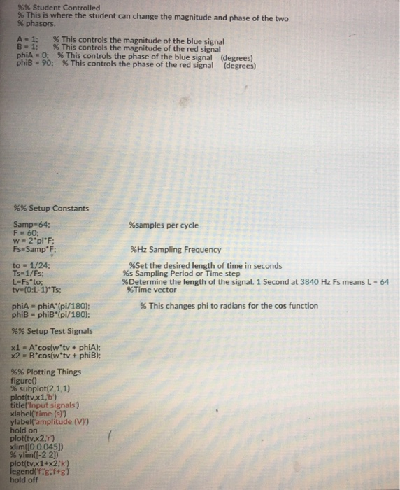 Solved Explain what the remaing lines of code(lines without | Chegg.com