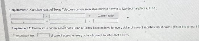 Solved Heart of Texas Telecom has these account balances at | Chegg.com