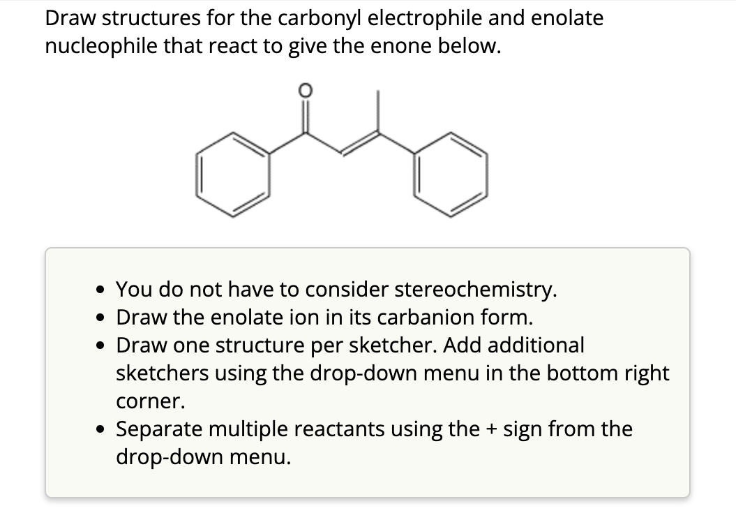 Solved Draw structures for the carbonyl electrophile and | Chegg.com