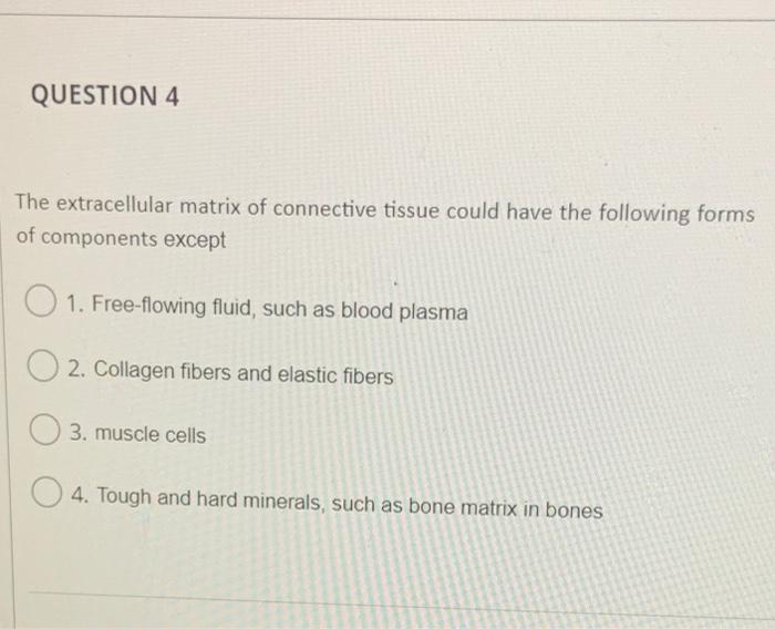 Solved The key difference between areolar loose connective | Chegg.com