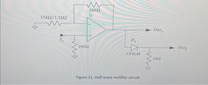 Solved TASK 3 - For the half wave rectifier circuit in | Chegg.com