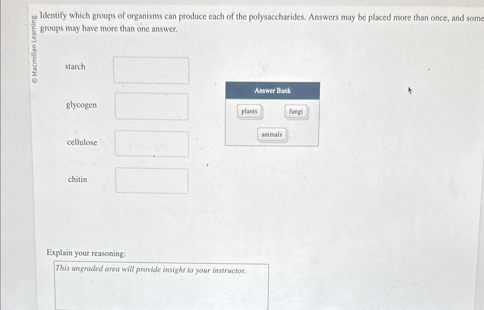 Solved on Identify which groups of organisms can produce | Chegg.com