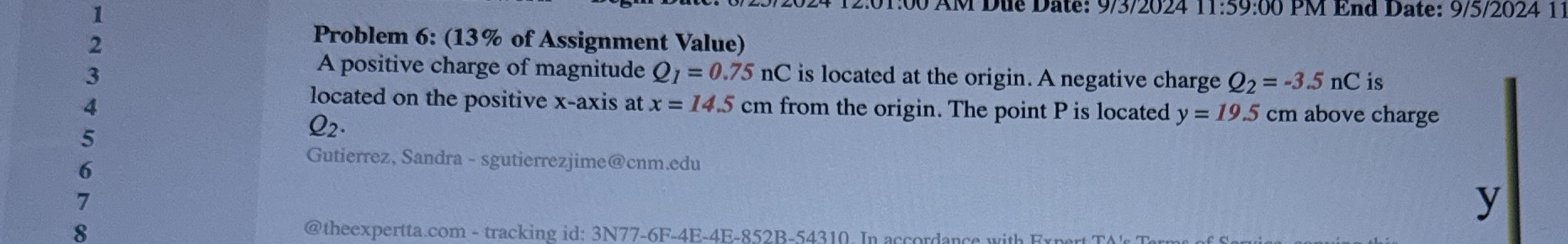 Solved Problem 6: (13% ﻿of Assignment Value)A positive | Chegg.com