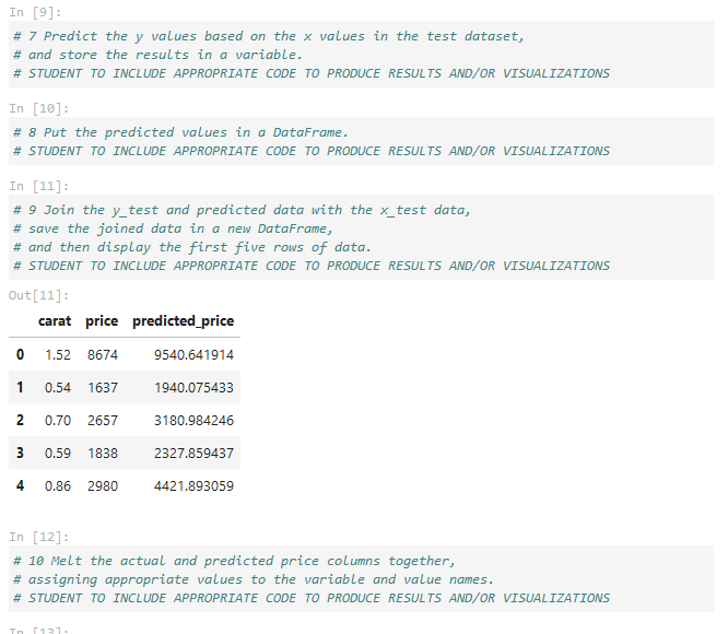 Solved Im having trouble with 7,9, ﻿and 10 ﻿7 ﻿ Predict the | Chegg.com