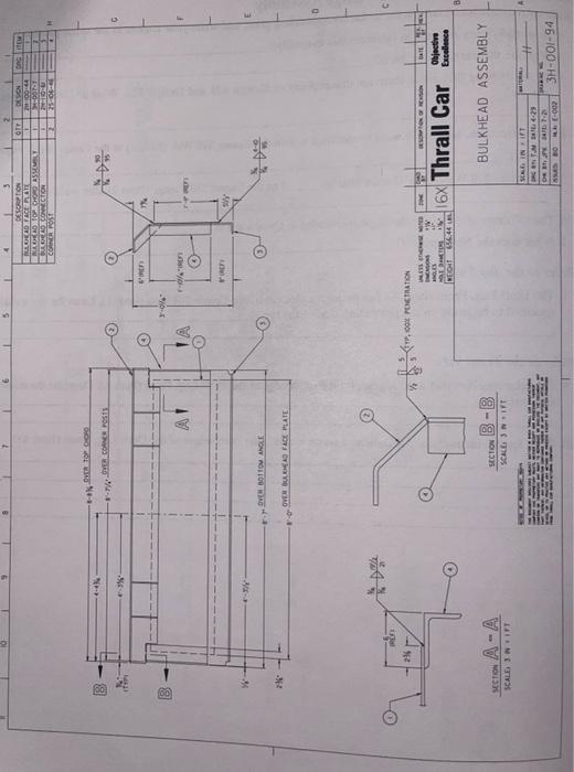 Solved 5D-Bulkhead Assembly Read each question carefully, | Chegg.com