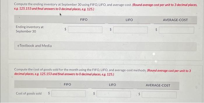 Solved Compute ending inventory using LIFO, FIFO, & average | Chegg.com