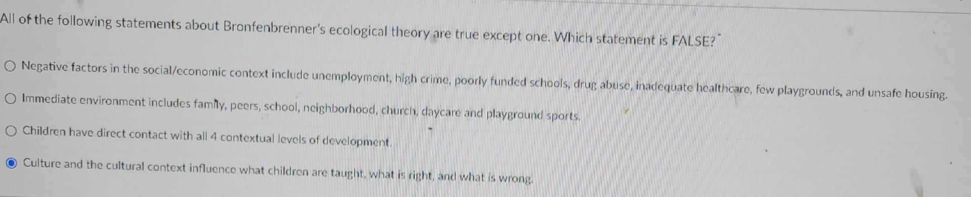 Solved All of the following statements about empathy are | Chegg.com