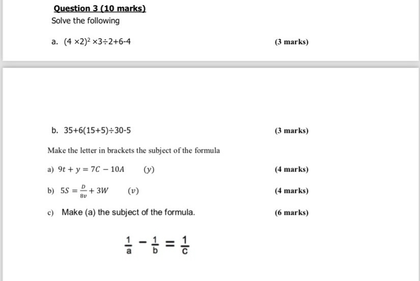 Solved Question 3 (10 ﻿marks)Solve the | Chegg.com