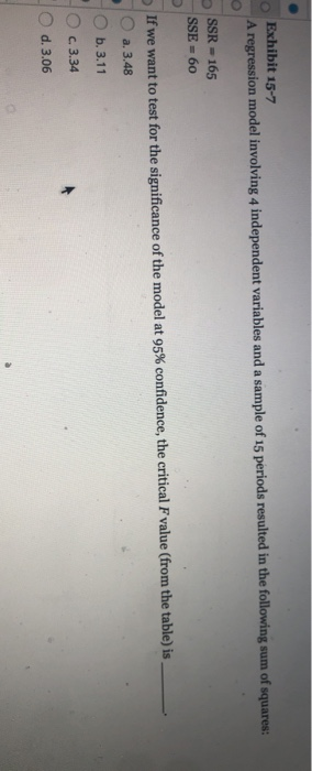 Solved In regression analysis, the response variable is the | Chegg.com