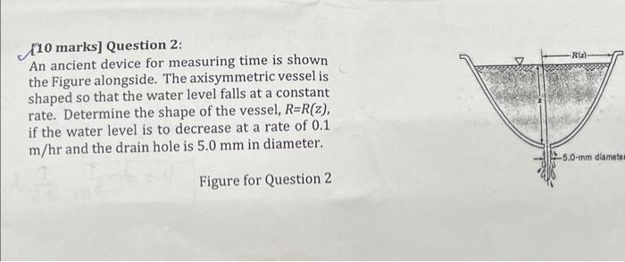 Solved [10 marks] Question 2: An ancient device for | Chegg.com