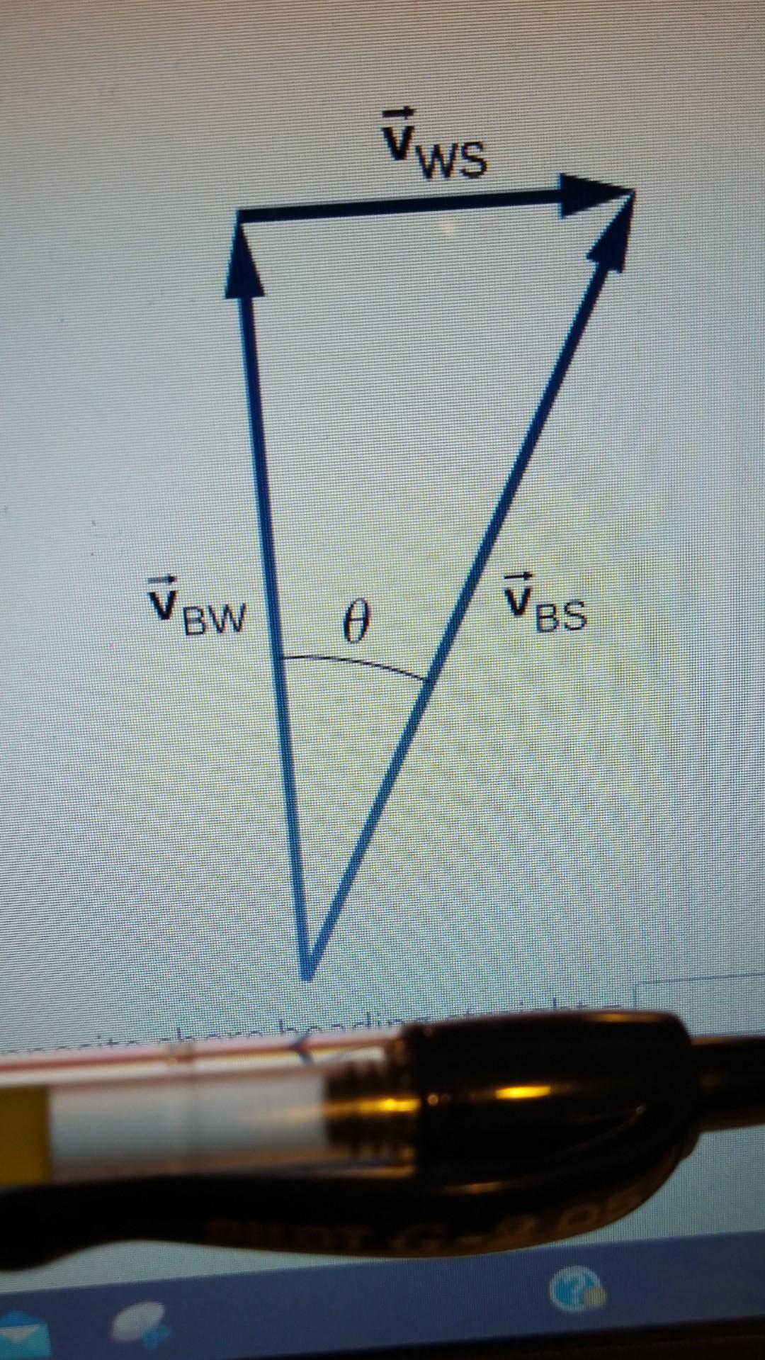 A boat can be rowed at vBW=8.5 km/h in still water. | Chegg.com