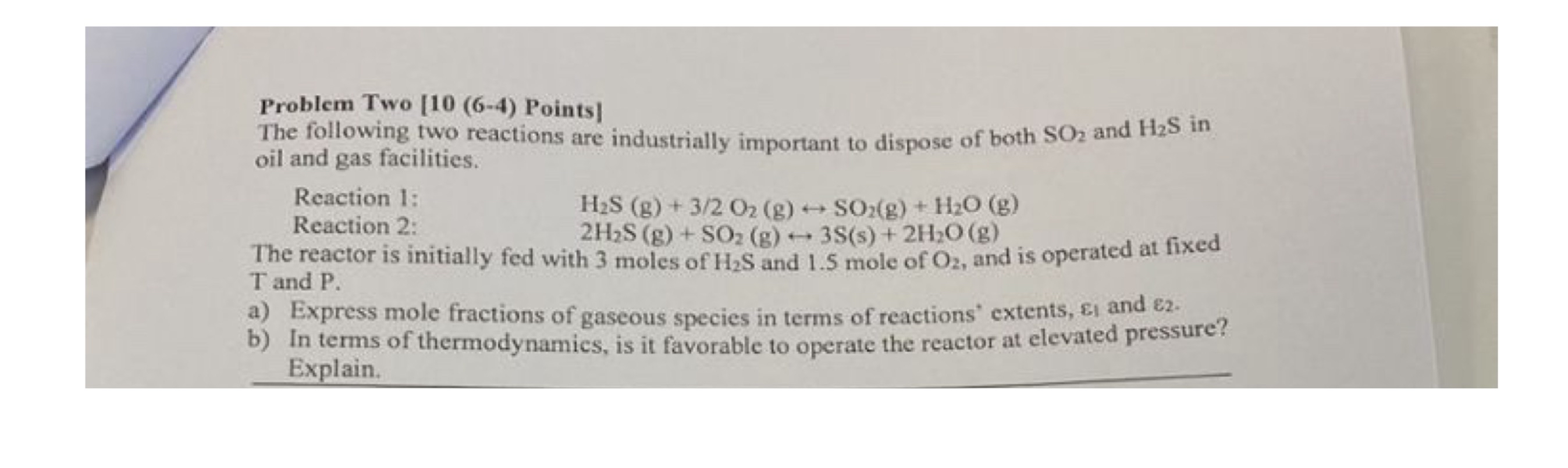 Solved Problem Two [10 (6-4) ﻿Points]The following two | Chegg.com