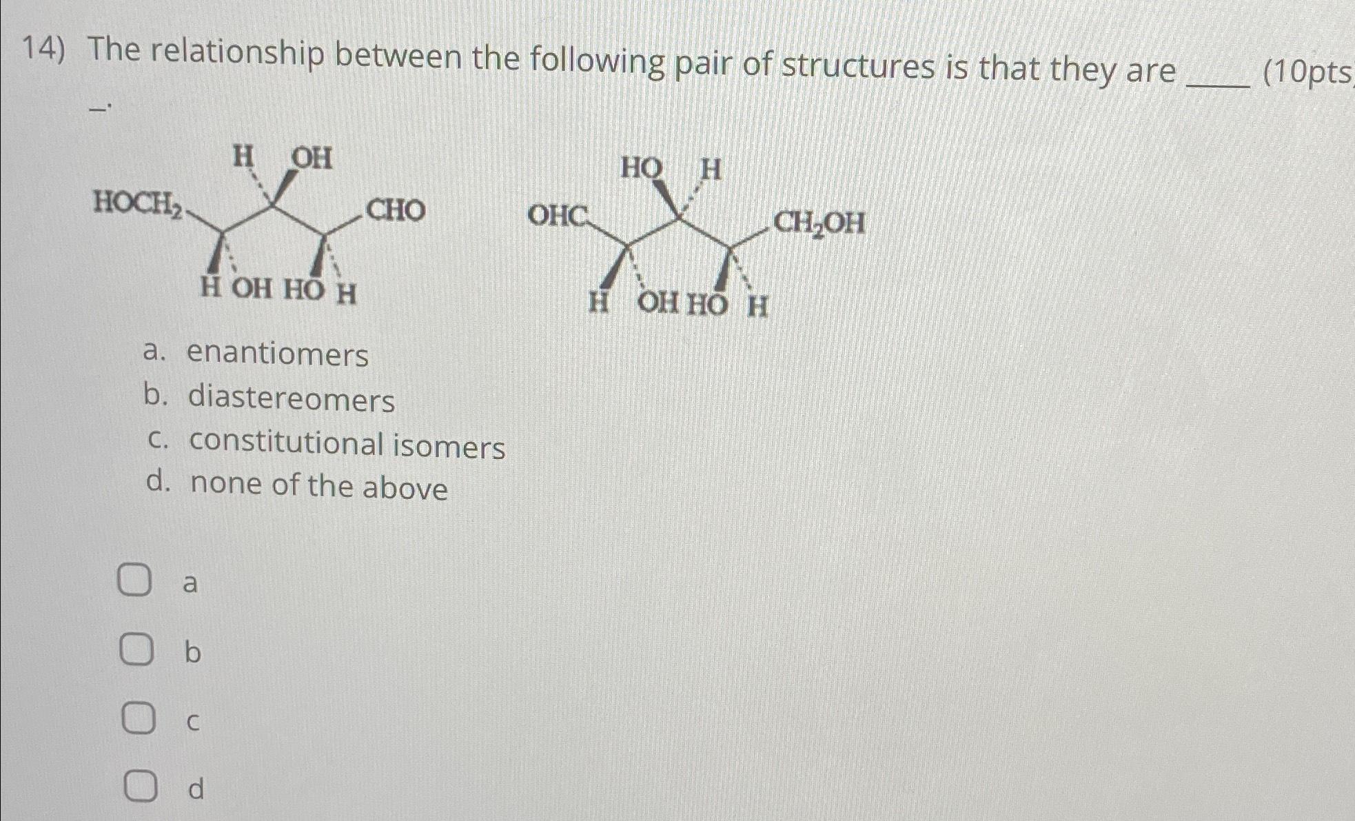 The relationship between the following pair of | Chegg.com