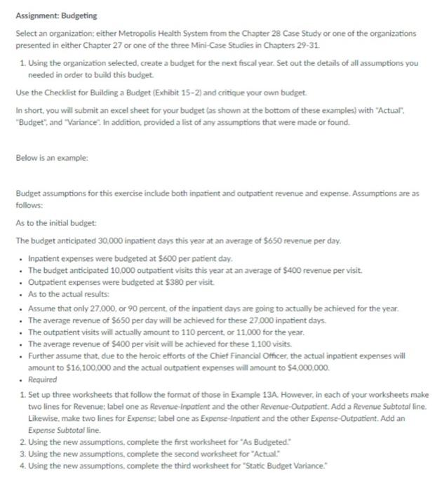 Select an organization; either Metropolis Health | Chegg.com