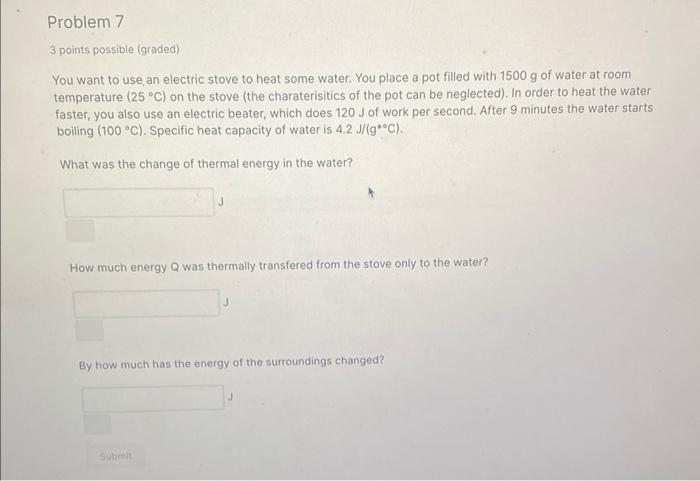 Solved 3 points possible (graded) You want to use, an | Chegg.com