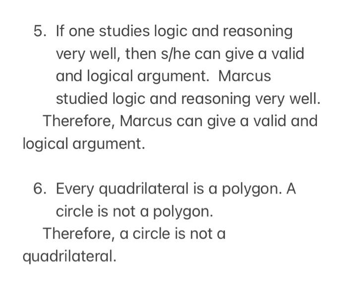 Solved Determine the rule of inference used in the following | Chegg.com