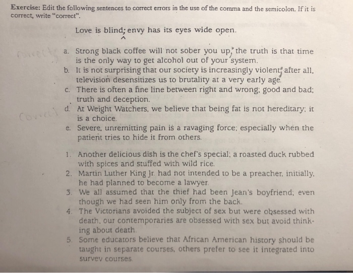 Solved PLEASE HELP ME FIND THE ERRORS ON EACH SENTENCE. IF | Chegg.com