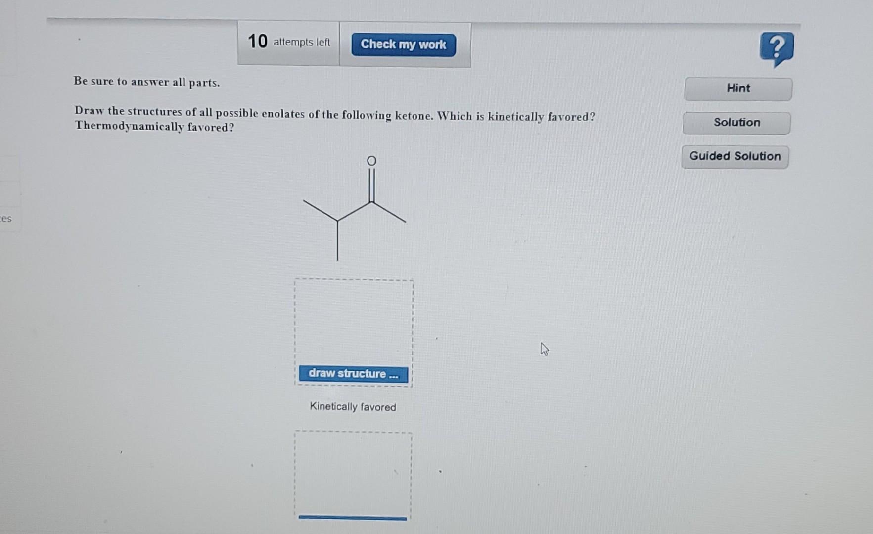 Solved Be sure to answer all parts. Draw the structures of | Chegg.com
