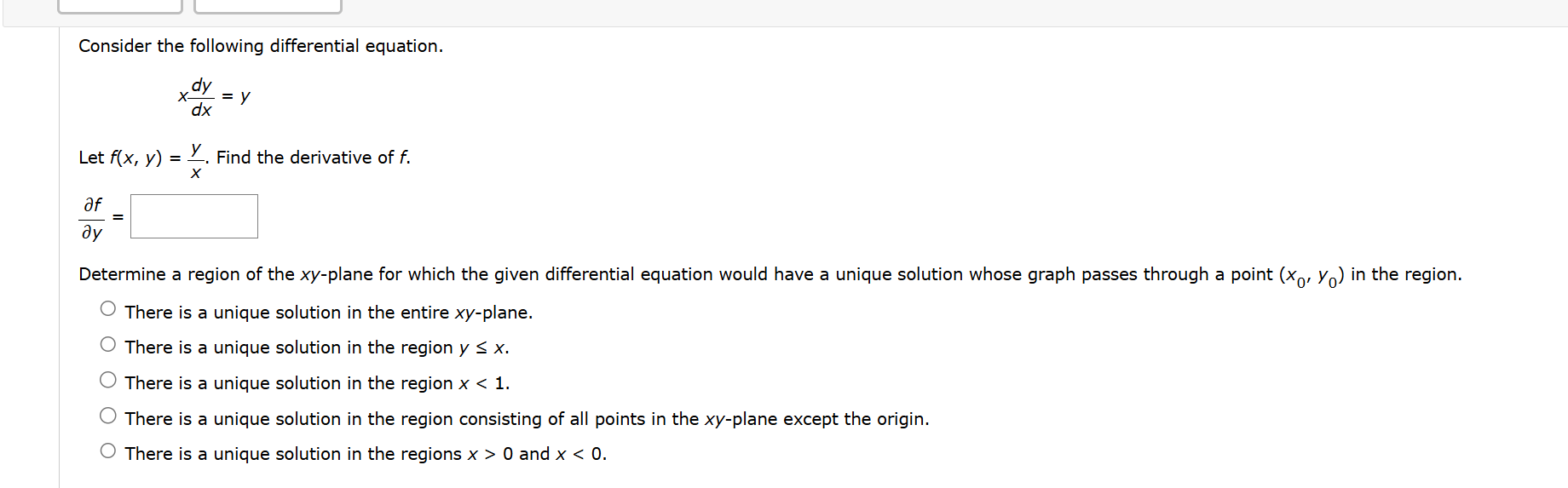 Solved Consider the following differential | Chegg.com