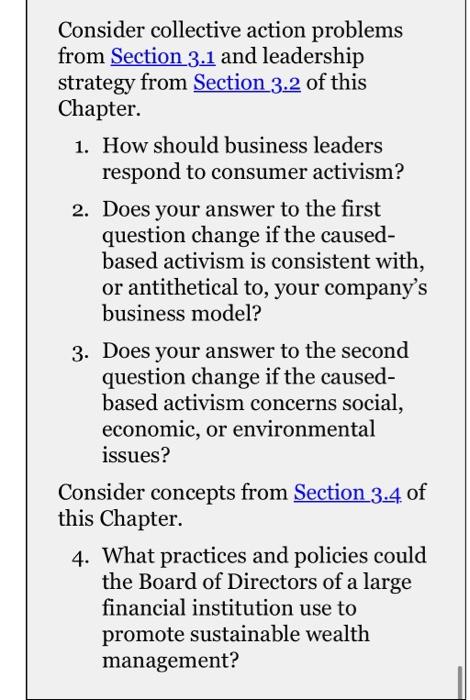 Solved Consider collective action problems from Section 3.1 | Chegg.com