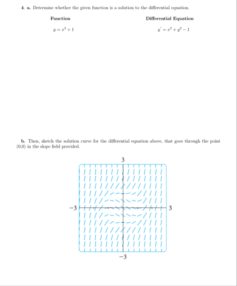 Solved a. ﻿Determine whether the given function is a | Chegg.com