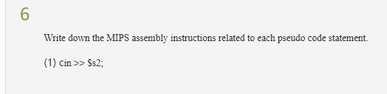 Solved data prompt: .asciiz "\nPlease input a number for | Chegg.com