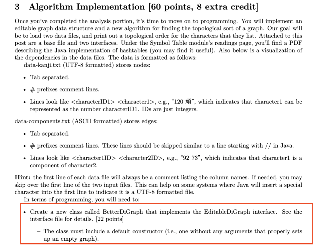 Solved Hi there! I need help creating a new class called | Chegg.com