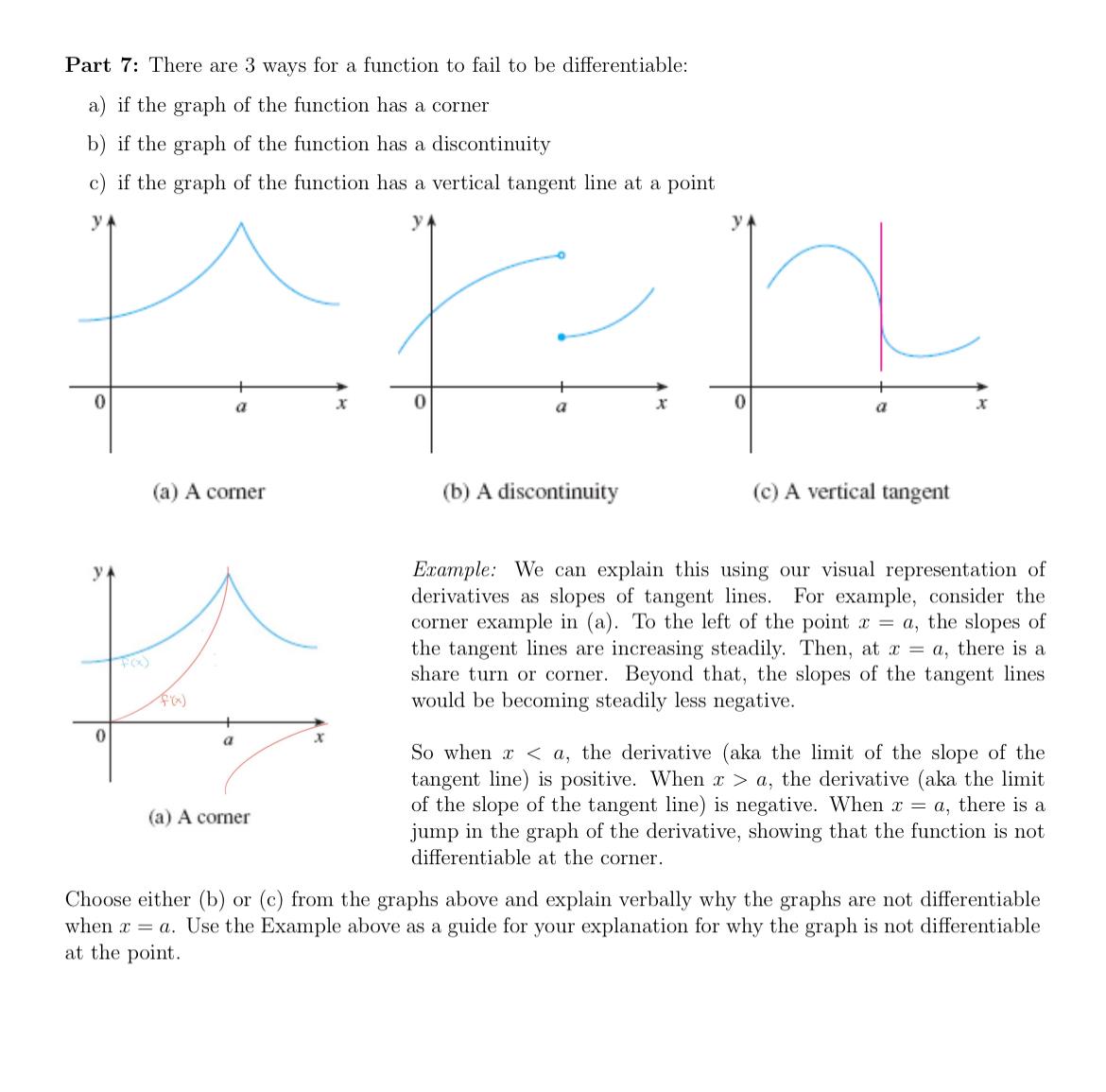 Solved Part 7: There are 3 ﻿ways for a function to fail to | Chegg.com