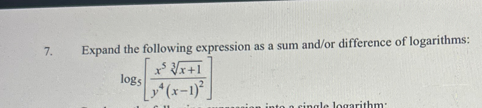 Solved Expand the following expression as a sum and/or | Chegg.com
