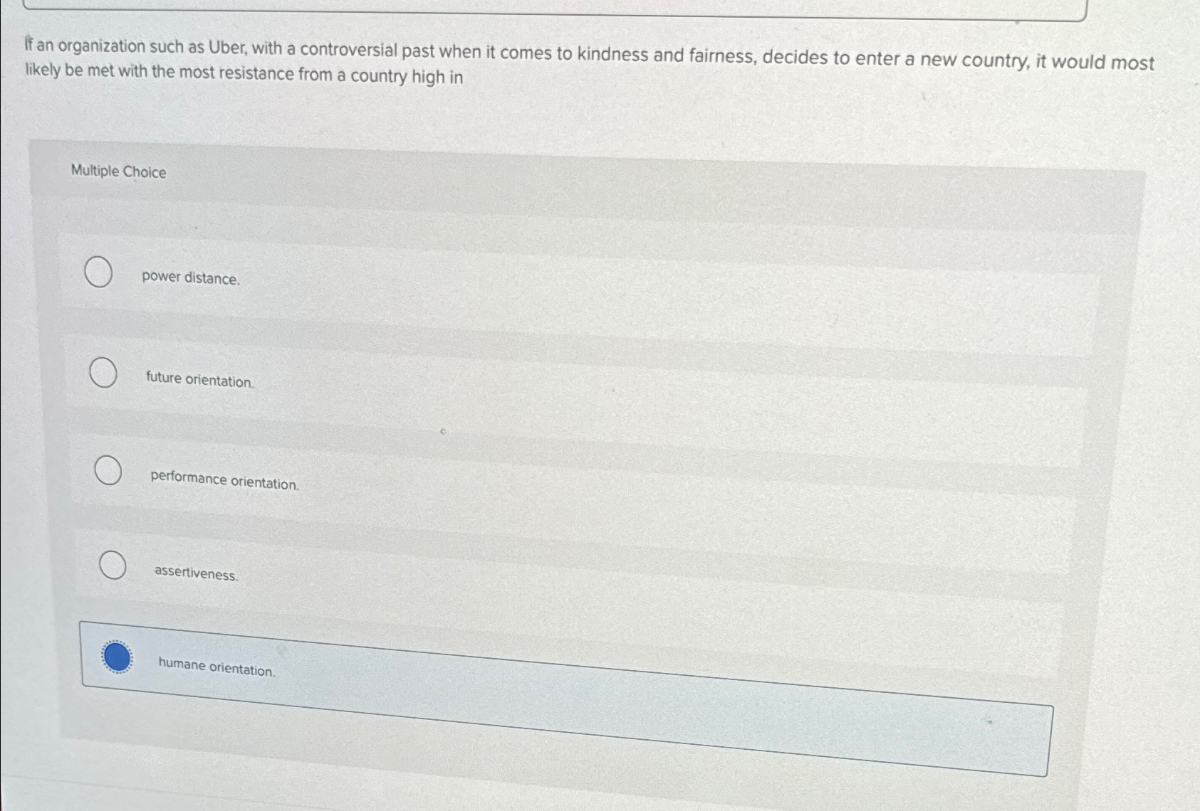 Solved If an organization such as Uber, with a controversial | Chegg.com