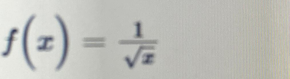 Solved Find the derivative of f(x)=1x2 | Chegg.com