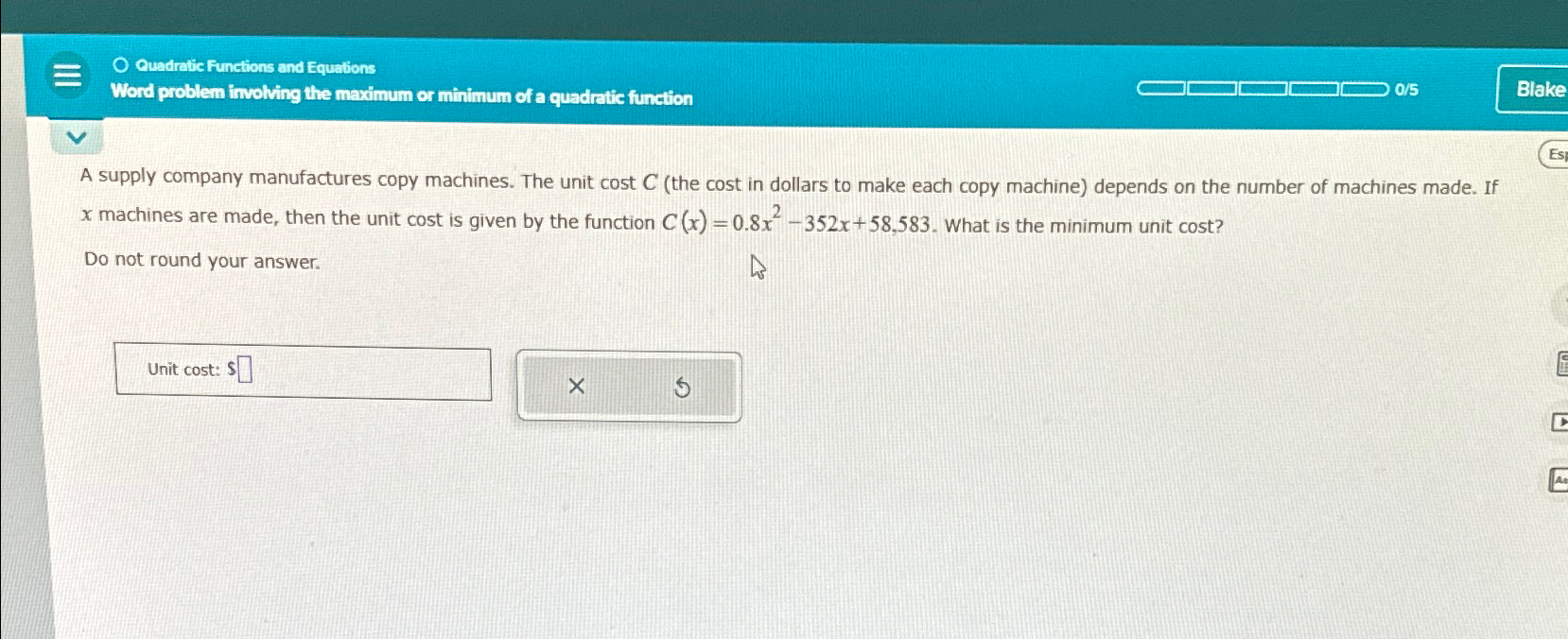 Solved O Quadratic Functions and EquationsWord problem | Chegg.com