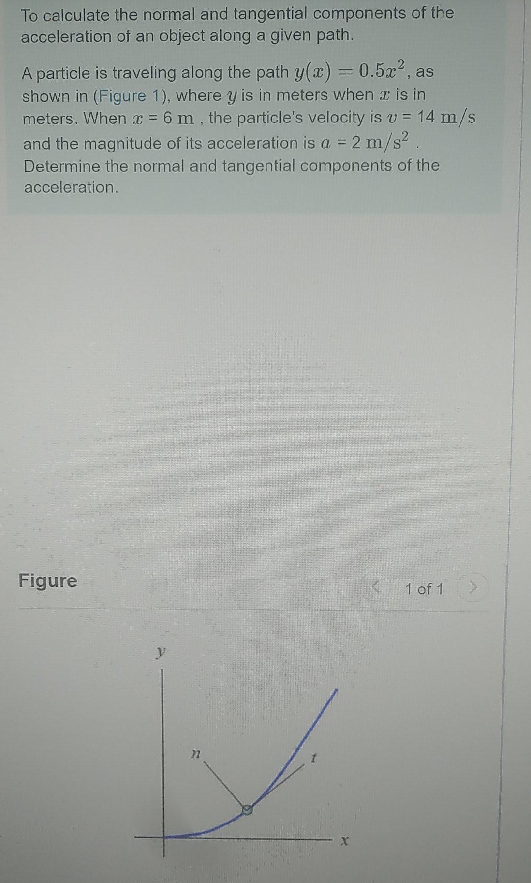 Solved To calculate the normal and tangential components of | Chegg.com