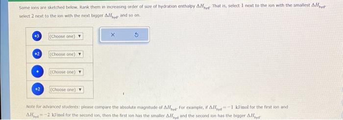 Solved Some ions are sketched below. Rank them in increasing | Chegg.com