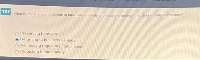 Solved 7. What is the paramount concern of business | Chegg.com